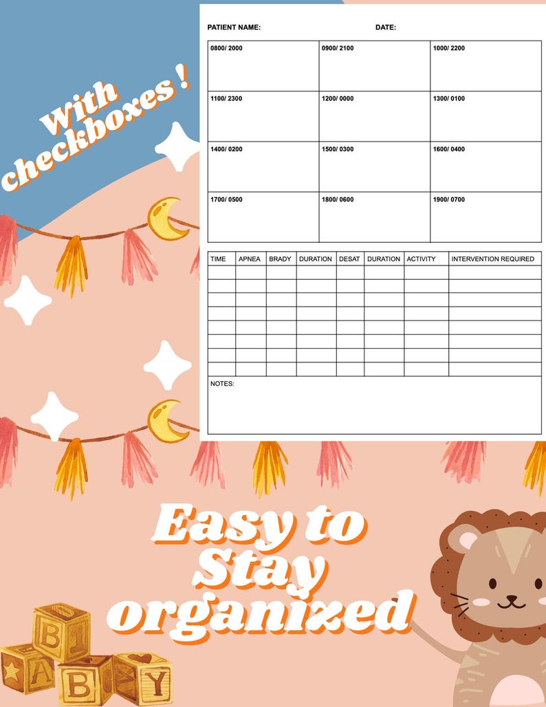 Ultimate NICU Brain Sheet for Nurses | Streamline Your Shift & Maximize ...