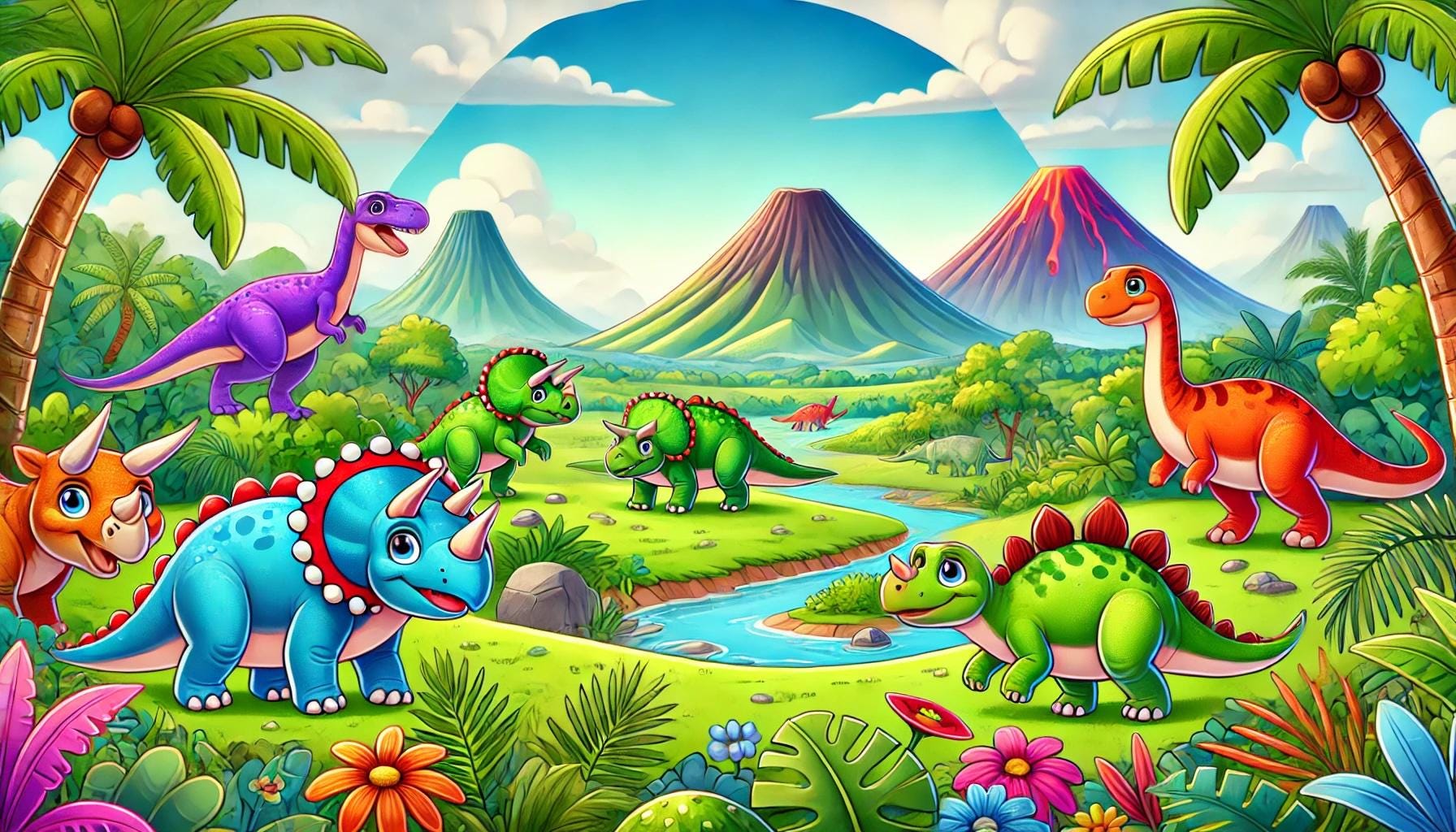 10 Fun Digital Cartoon Backgrounds | Zoom, Virtual Classroom, Kids ...