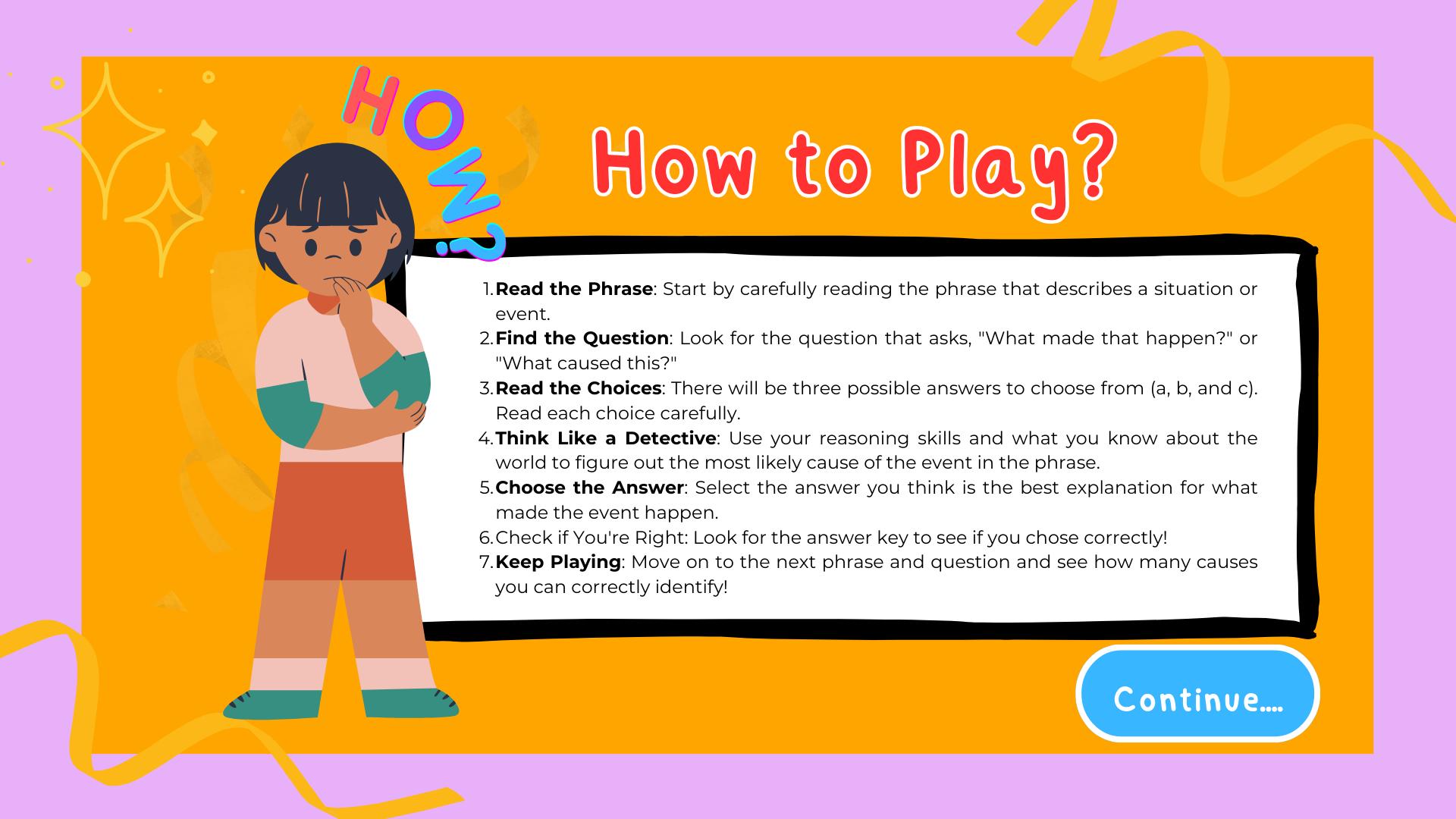 The "why" Game for Kids | Canva Template | Digital Download | Cause and Effect Learning ...
