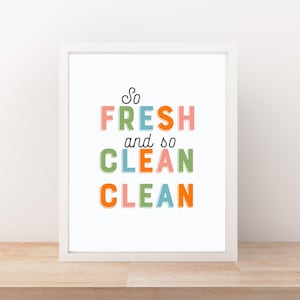 Boho Kids Bathroom Signs – Bathroom Printable Wall Art for Kids – Wash ...