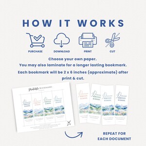 Pioneer School Bookmarks Printable JW Gifts Pioneer Gifts PSS Mountains ...