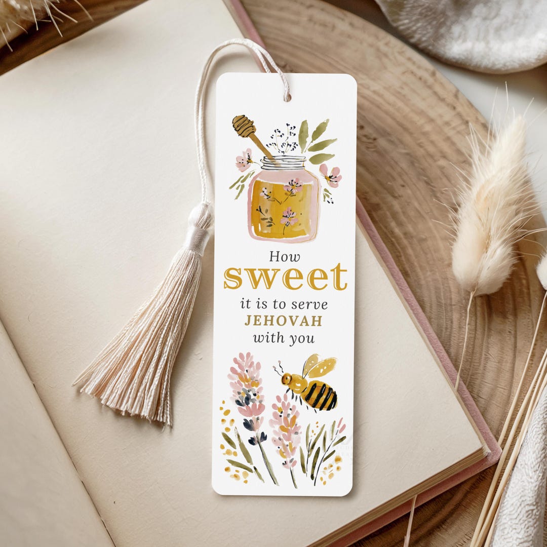 JW Pioneer Bookmarks Printable How Sweet It is to Serve Jehovah With ...