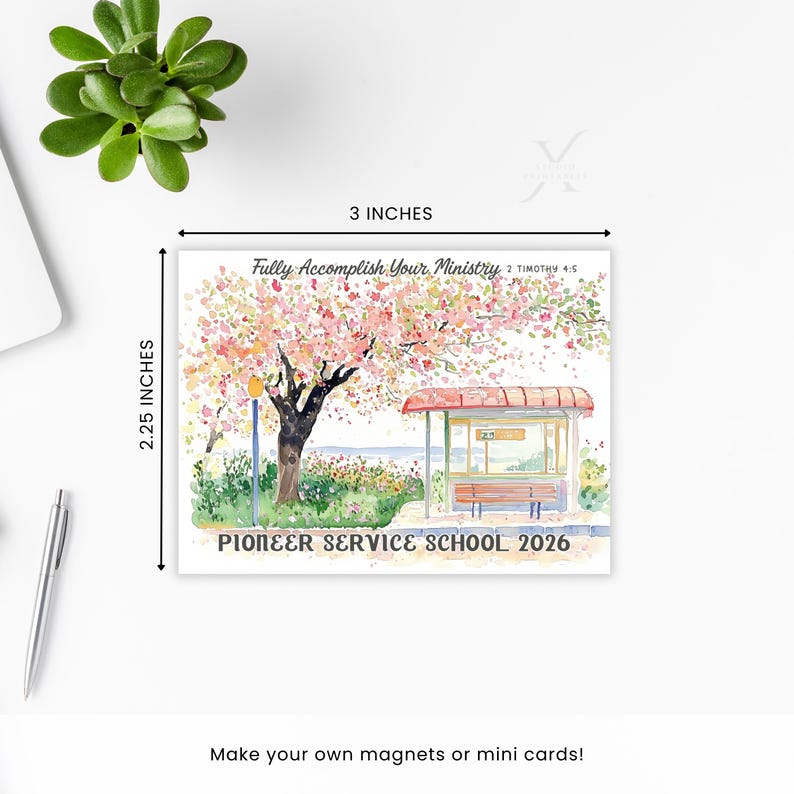 Pioneer Service School 2026 Printable Magnets Fully Accomplish Your ...
