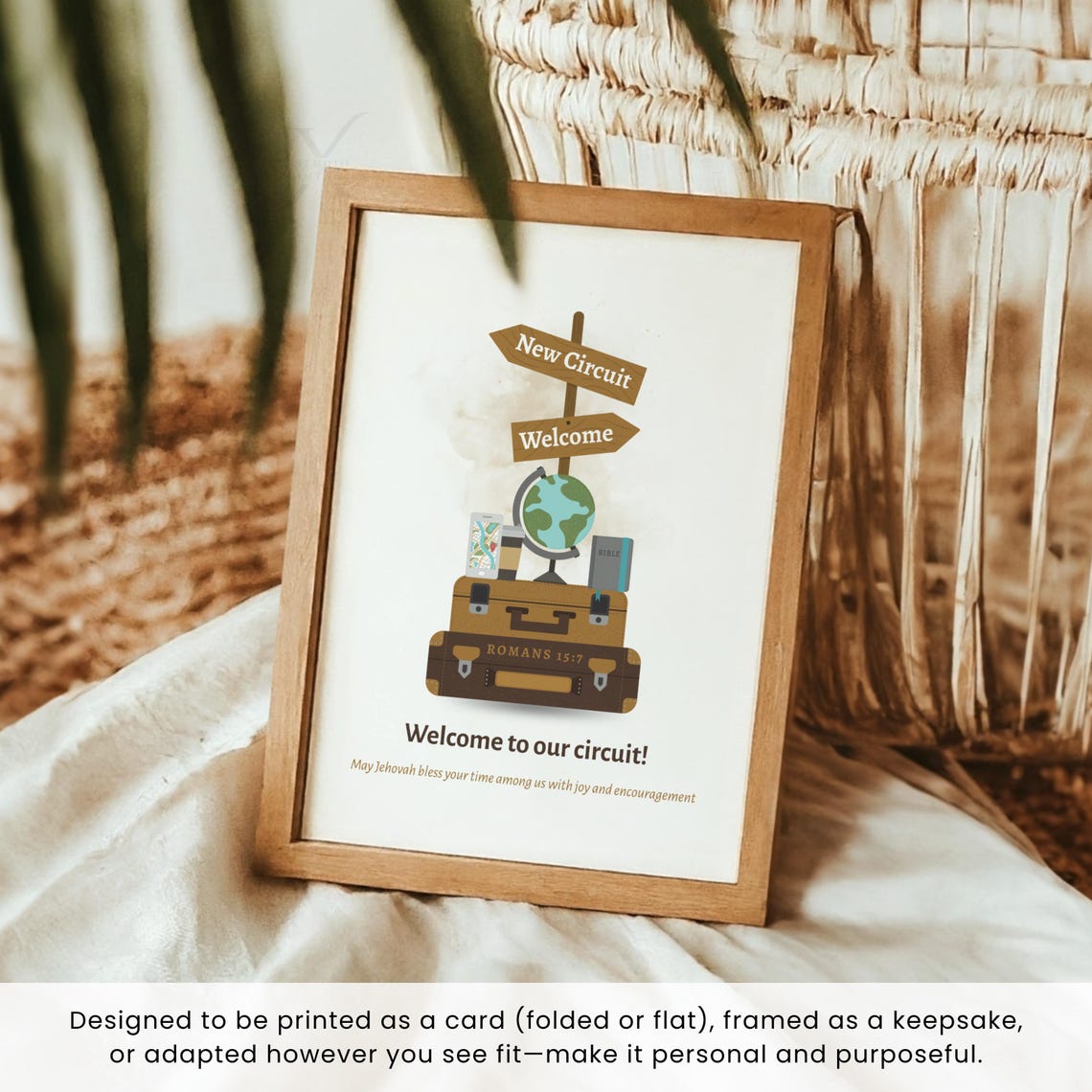 JW Circuit Overseer Welcome Card Printable Christian Greeting Card ...