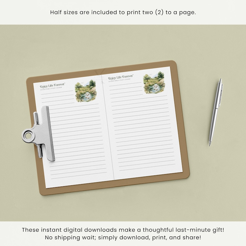 Enjoy Life Forever #7 JW Letter Writing Paper Printable Stationery PDF ...