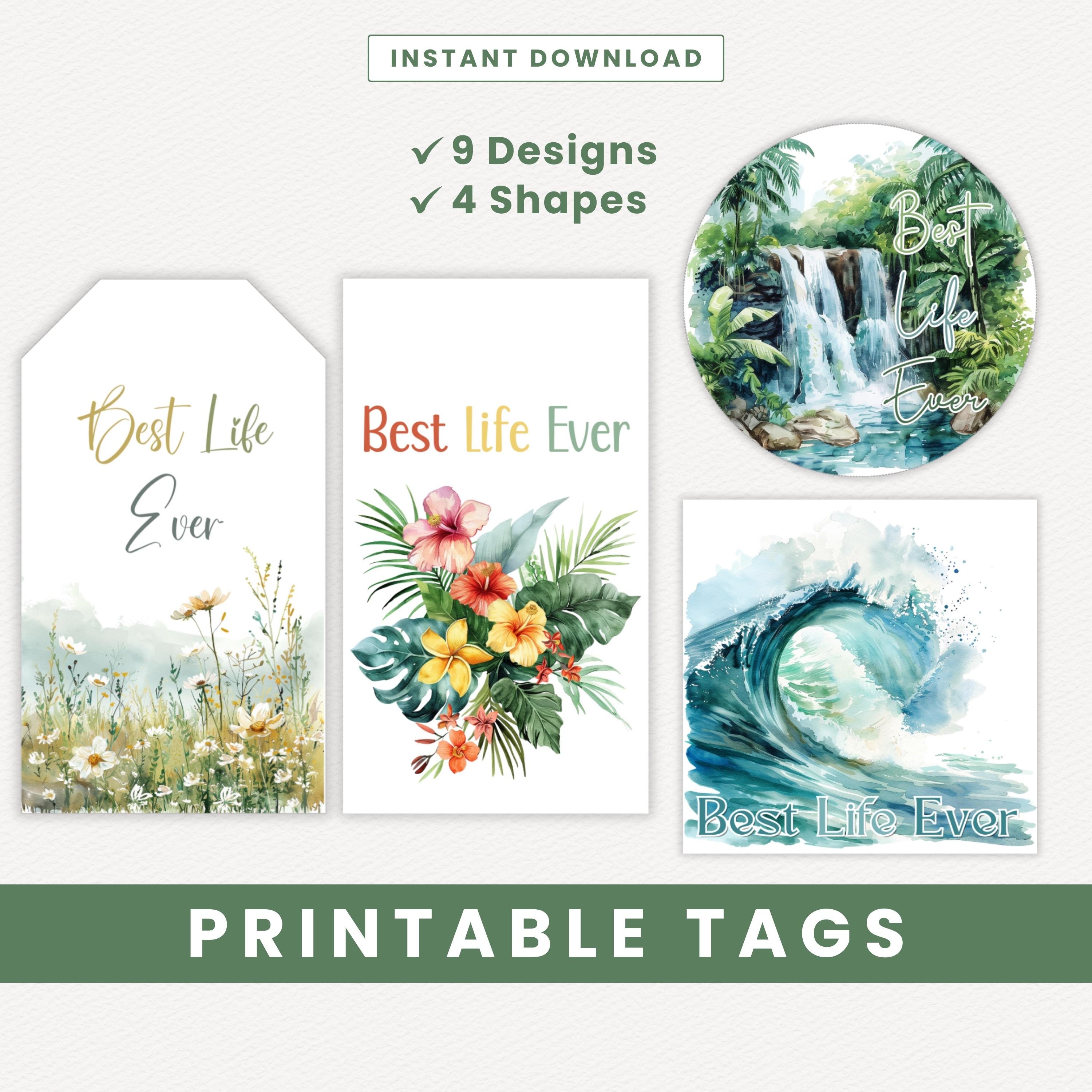 JW Best Life Ever Gift Tags Printables JW Gift Labels Tags Pioneers ...