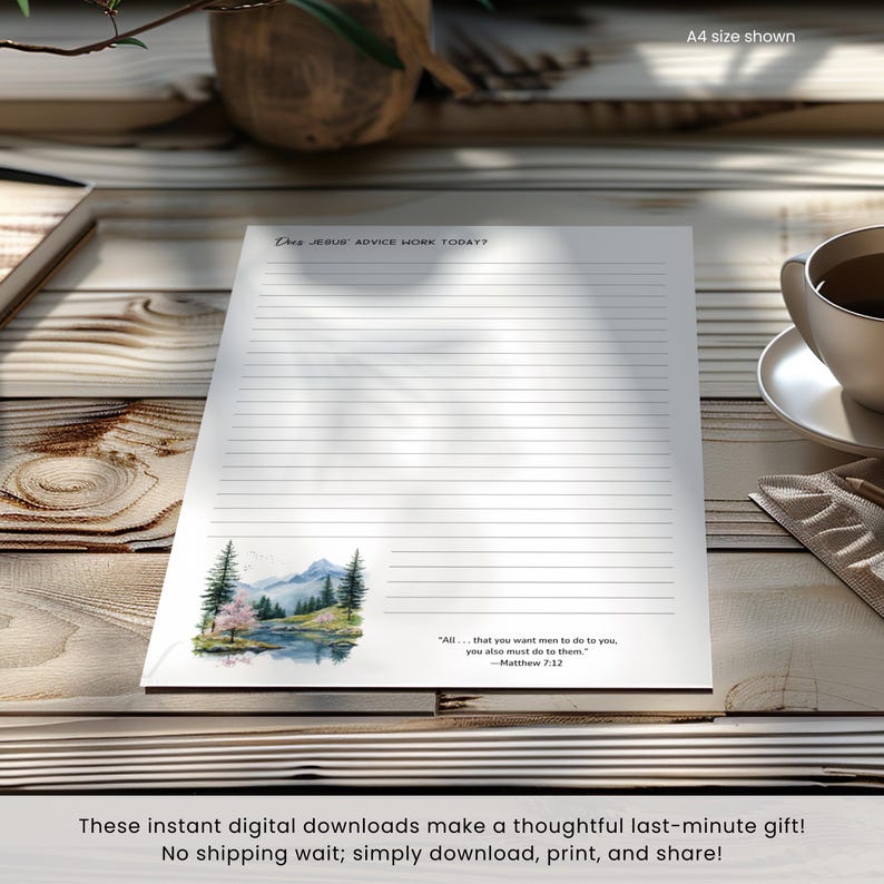 JW New Tracts Letter Writing Paper Printable Stationery Bundle Writing ...