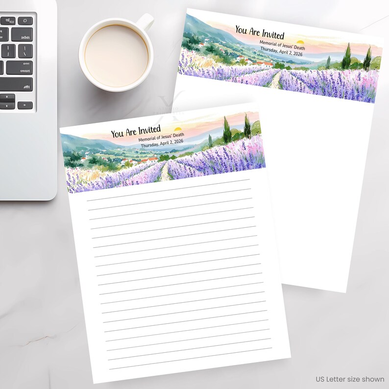 JW Memorial 2026 Printable Letter Writing Paper You Are Invited ...
