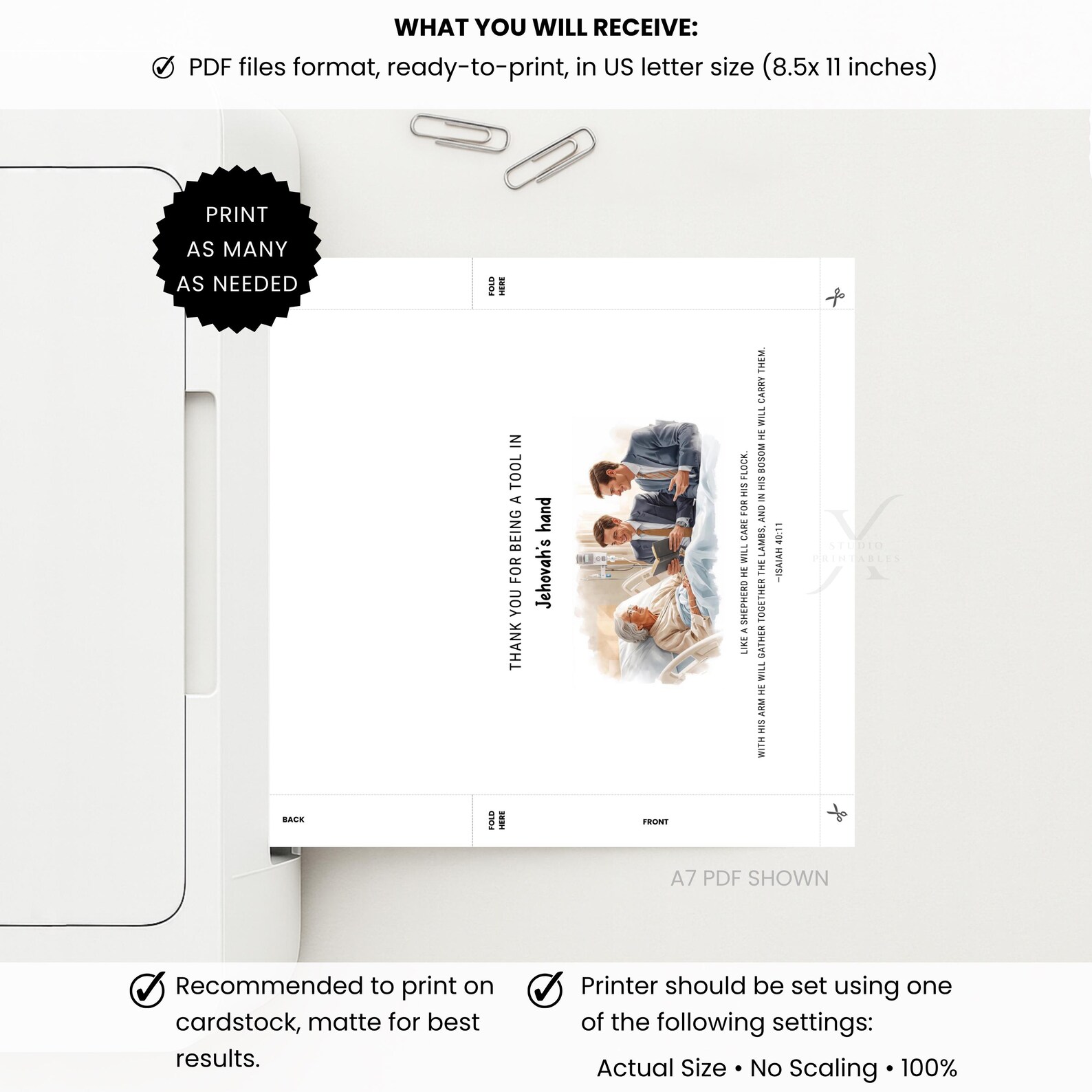 JW HLC Thank You Card Tool in Jehovah’s Hand Printable Hospital Liaison ...