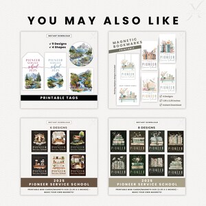 JW Pioneer School 2025 Magnets Printable Cards Mini Make Your Own ...