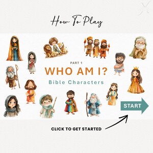Who Am I? Bible Characters Part 1 | Game JW Family Worship Game | Fun ...