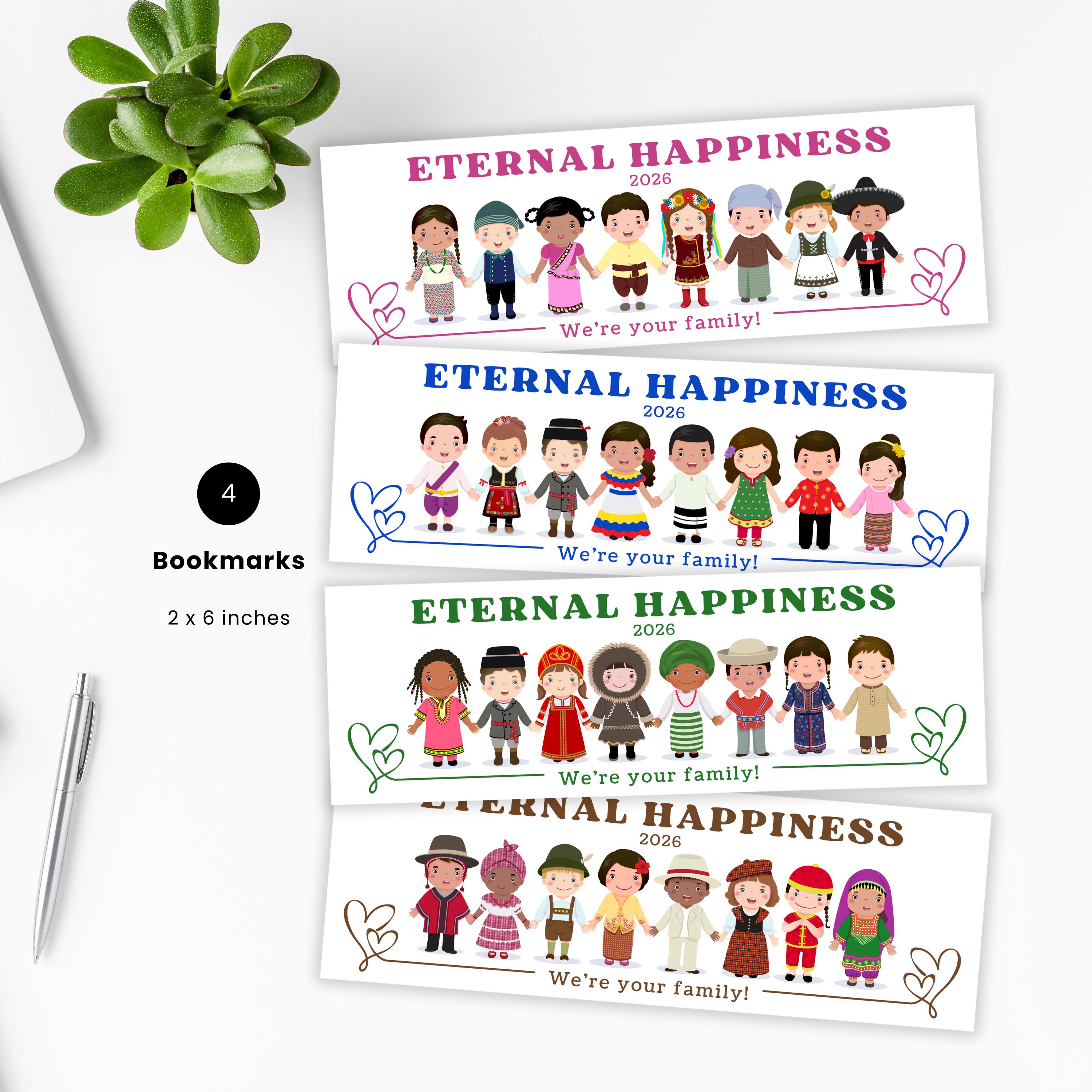 2026 JW Convention Eternal Happiness Printable Bookmarks Convention ...