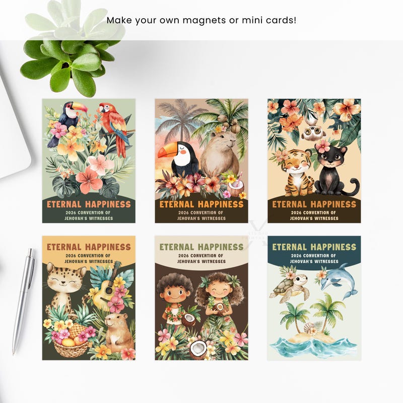 Jw Convention Mini Cards - Etsy
