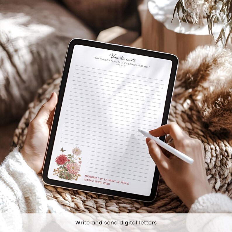 French Memorial 2026 JW Letter Writing Stationery You Are Invited ...