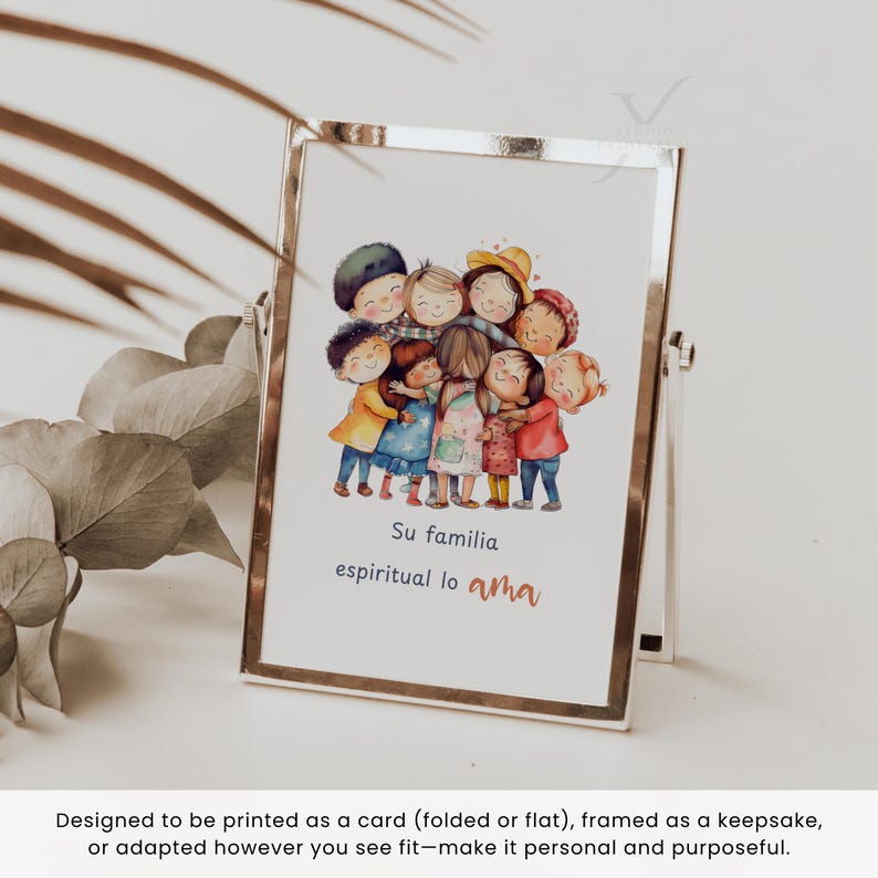 Spanish JW Baptism Card Welcome Congregation Card Encouragement Card ...