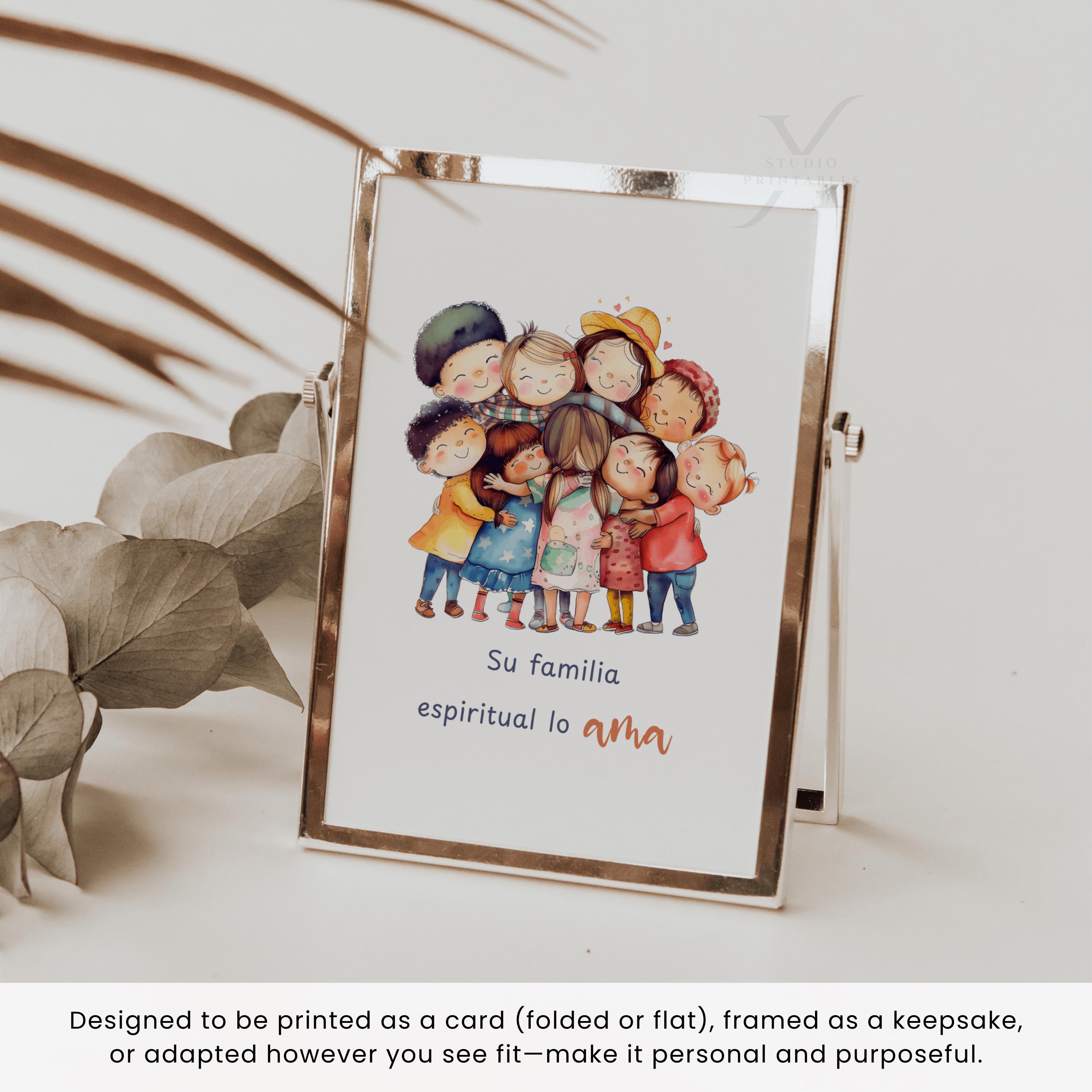 Spanish JW Baptism Card Welcome Congregation Card Encouragement Card ...