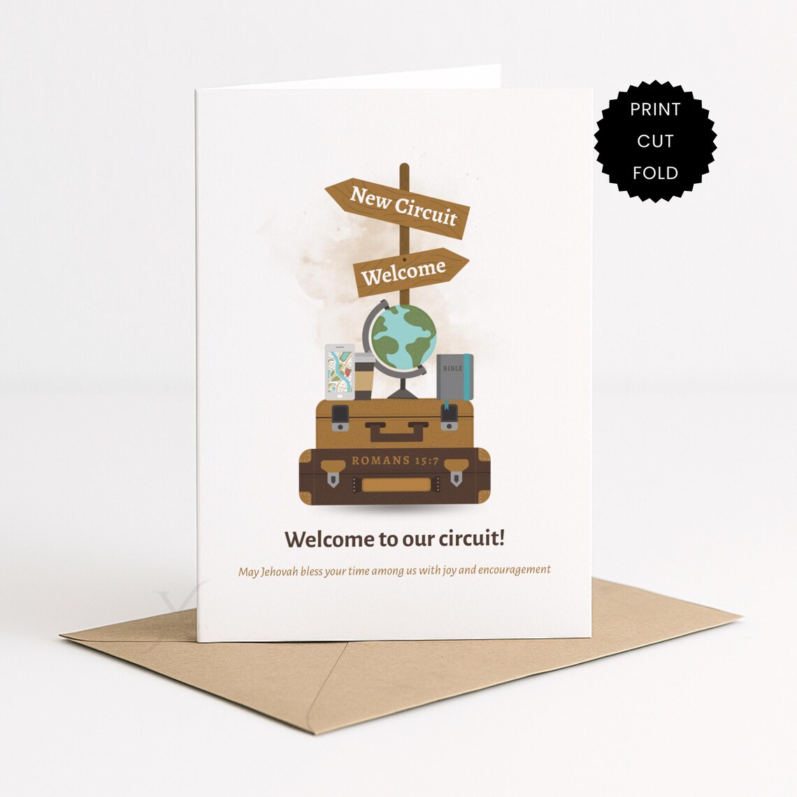 JW Circuit Overseer Welcome Card Printable Christian Greeting Card ...