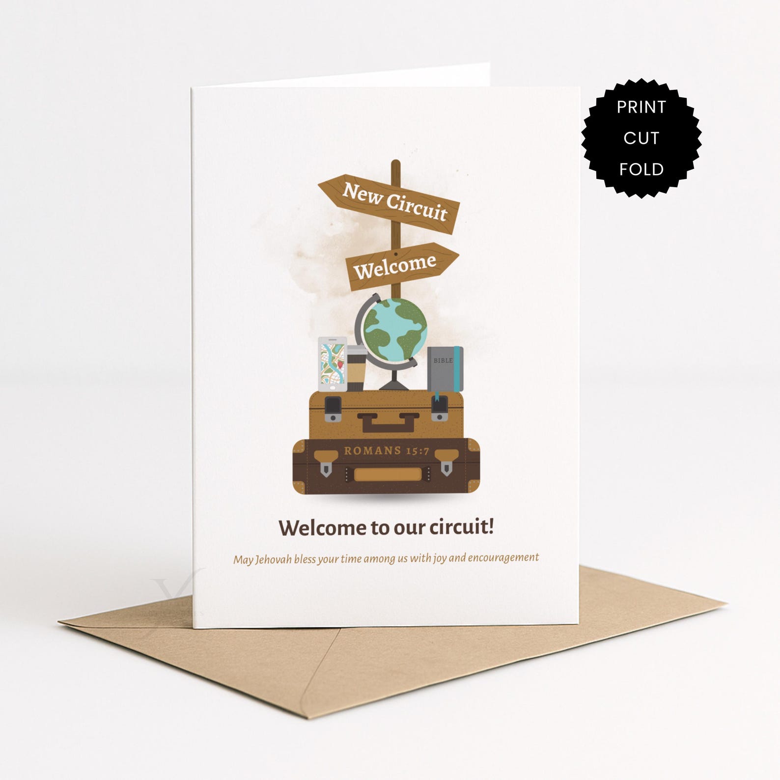 JW Circuit Overseer Welcome Card Printable Christian Greeting Card ...