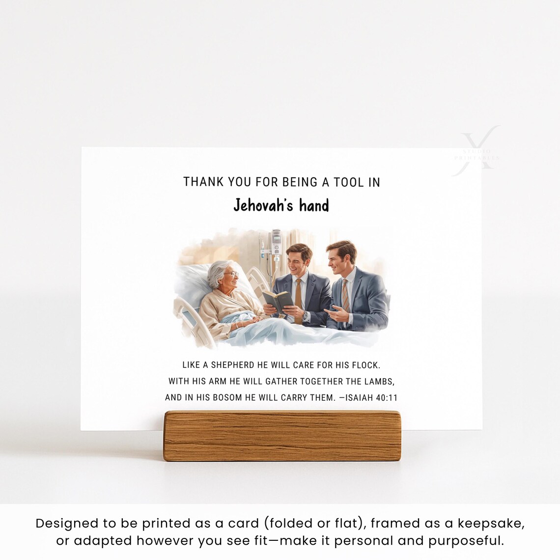 JW HLC Thank You Card Tool in Jehovah’s Hand Printable Hospital Liaison ...