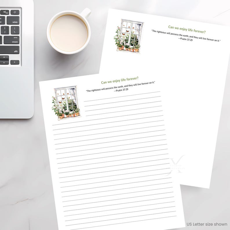 JW Tracts Letter Writing Paper Set 9 New Tracts Printable Stationery ...