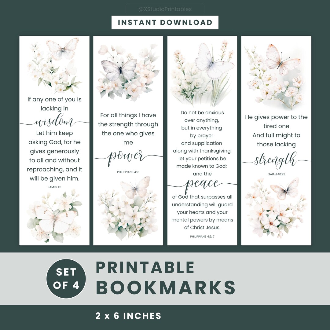 Prayers Verses Printable Bookmarks Printable Bible Verse Bookmarks ...