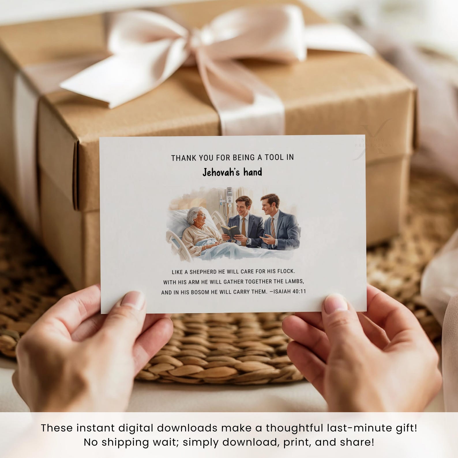 JW HLC Thank You Card Tool in Jehovah’s Hand Printable Hospital Liaison ...