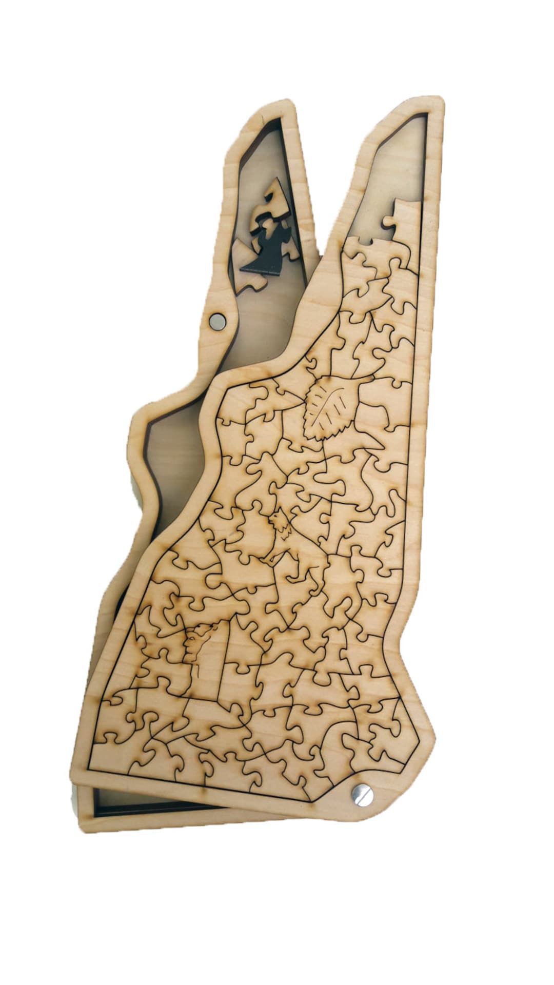 State of New Hampshire Wooden Jigsaw Puzzle With Box - Etsy