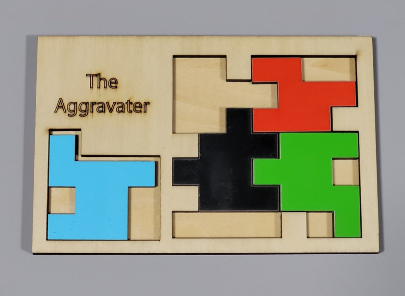 The Aggravater 4 Piece Puzzle - Etsy