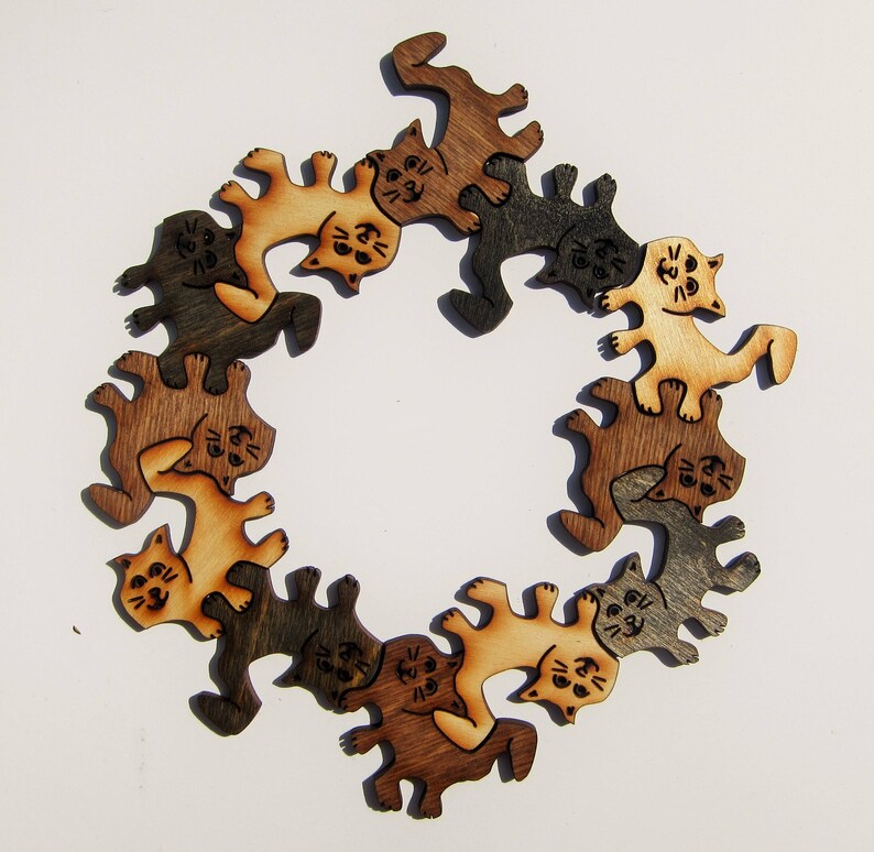 Connecting Cats Tessellation Puzzle. - Etsy