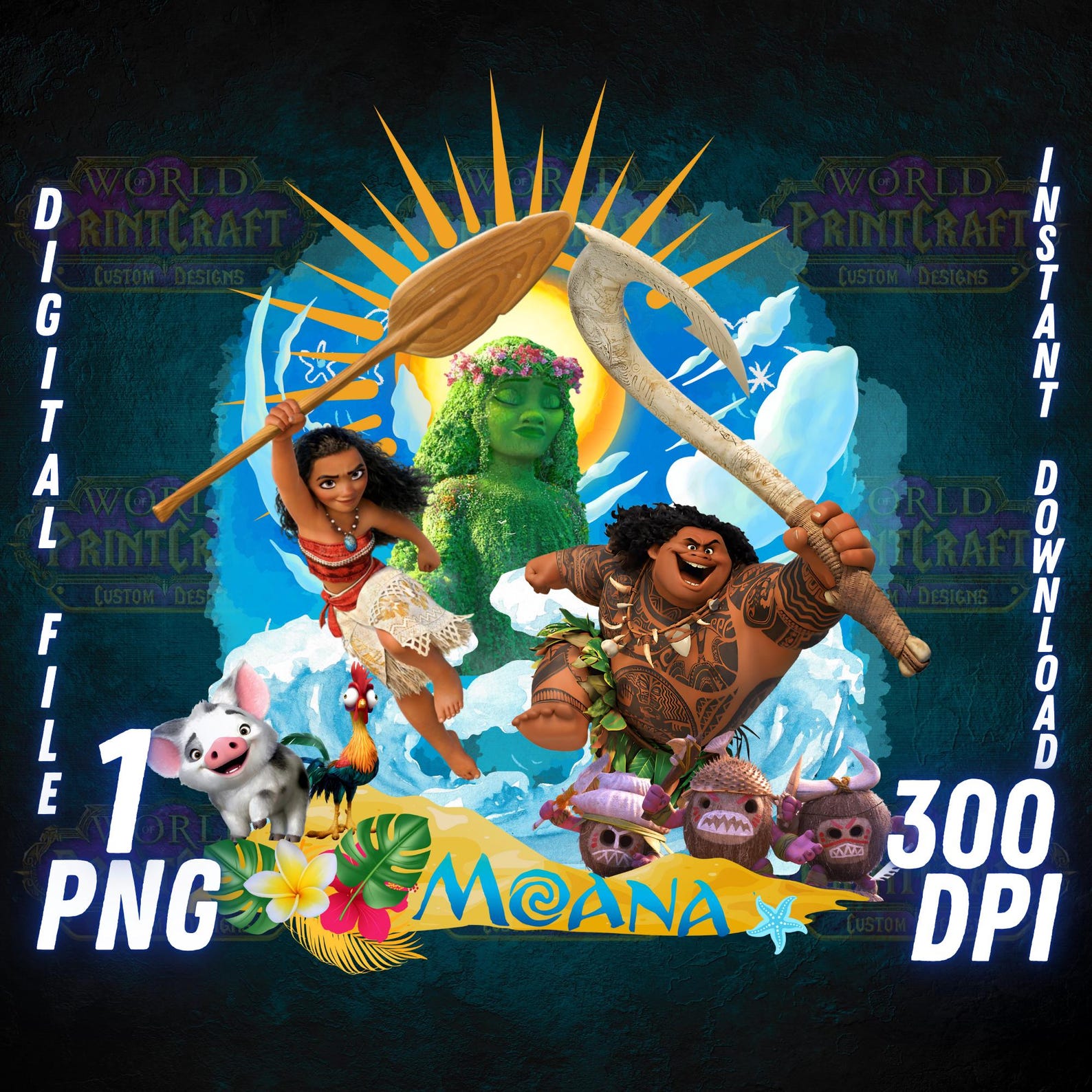 Moana 2 PNG, Moana 2 Movie PNG, Moana 2 Shirt, Maui, High Quality ...