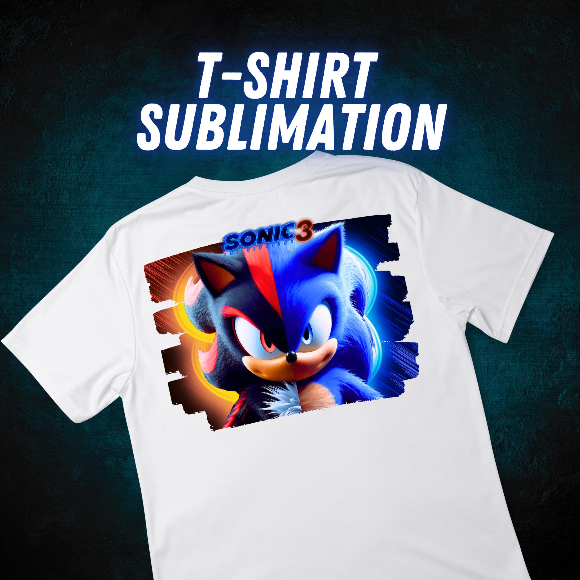 Sonic Vs Shadow PNG Clipart T-shirt Design Sublimation Printable Art ...