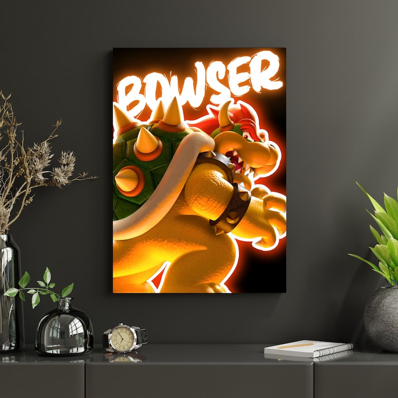 Super Mario Poster PNG Image Collection Kids Room Wall Decor Art ...