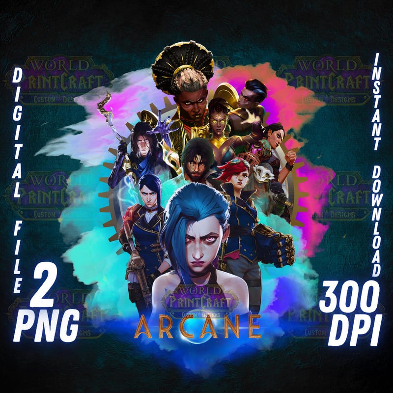 Anime Arcane Tshirt - Etsy