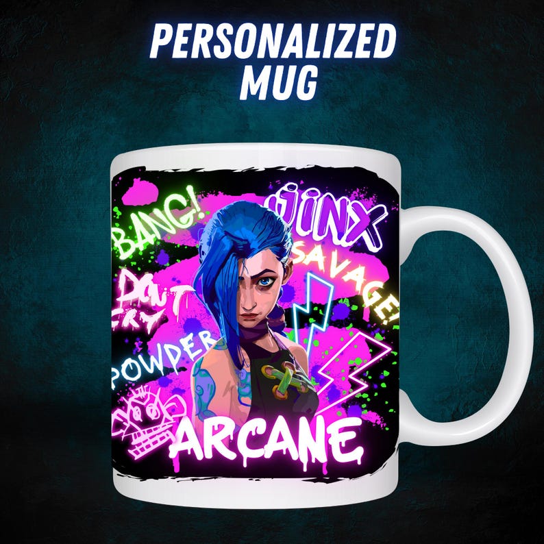 Arcane Jinx Png Vi Clipart League of Legends LOL Wall Art Digital ...