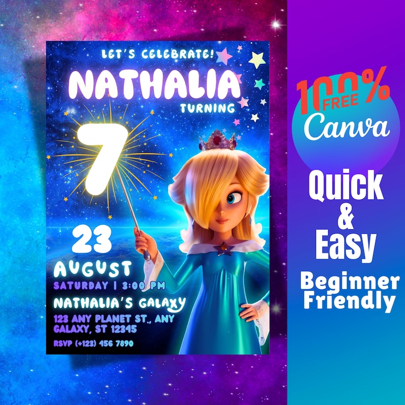 Mario Rosalina Poster - Etsy