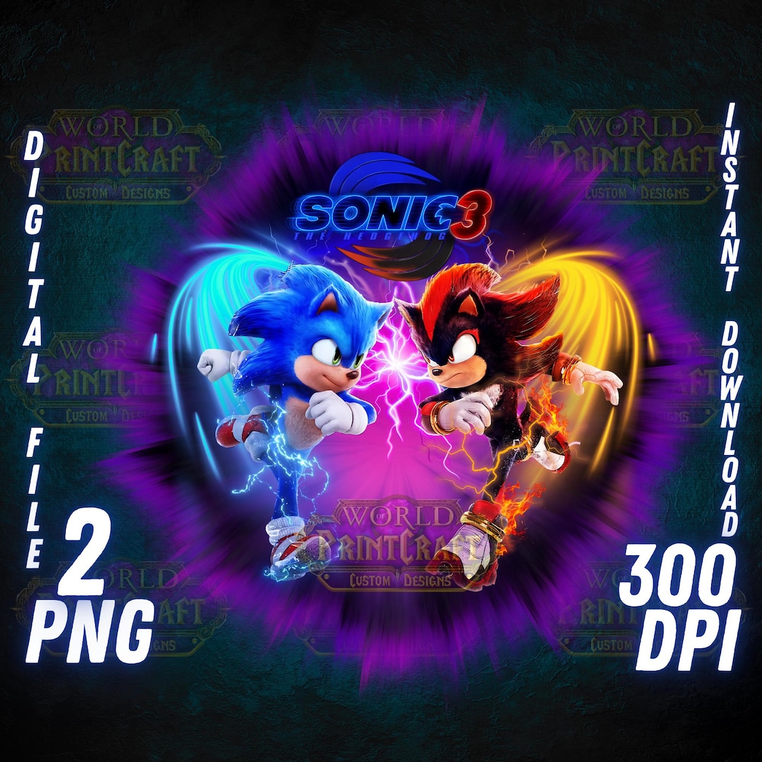 Sonic the Hedgehog Png, Sonic 3 Movie, Shadow, Image, Clipart, Image ...
