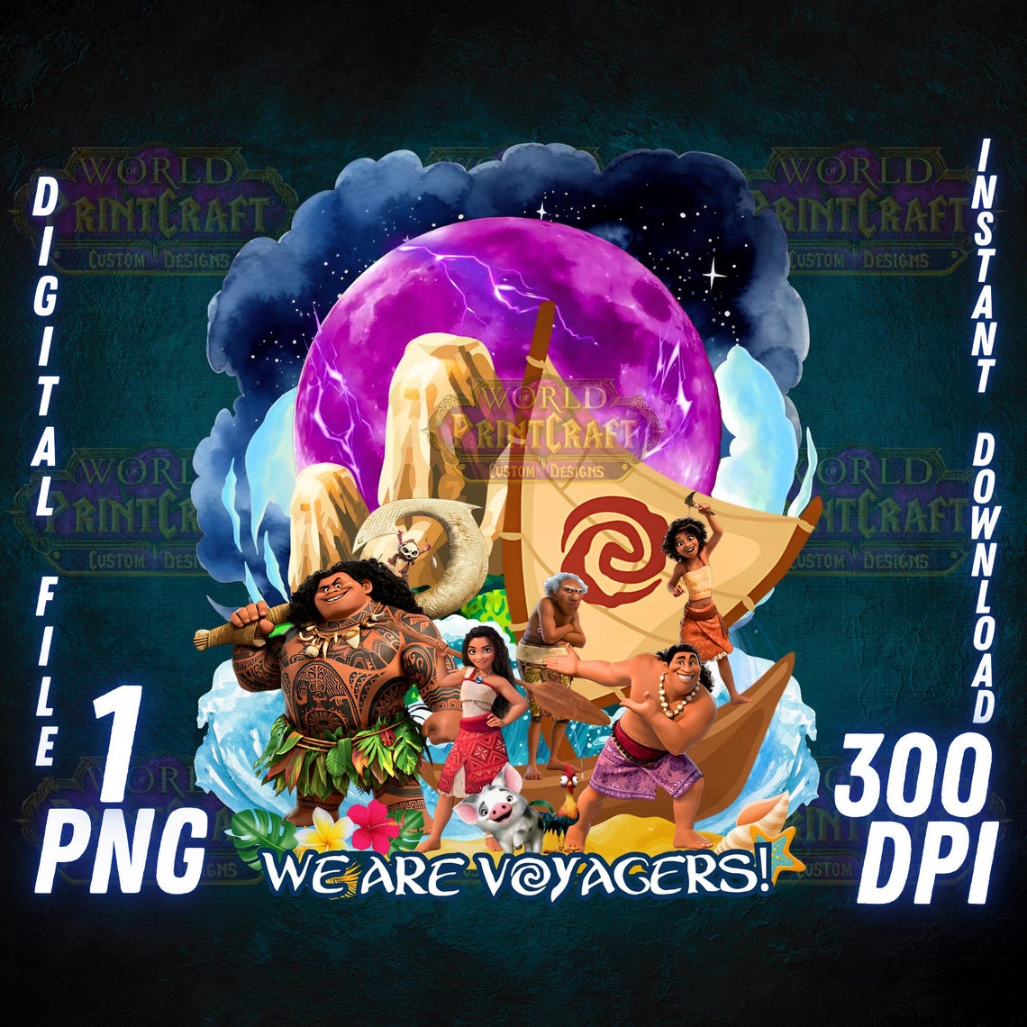 Buy Moana 2 PNG, Moana 2 Movie PNG, Moana 2 Shirt, Maui, High Quality ...