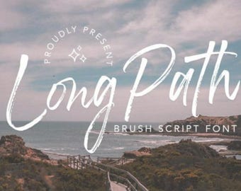 Maylee Font, Handwritten Font, Wedding Font, Modern Font, Display Font, Cricut Font, Farmhouse ...