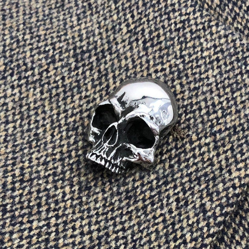 Skull Lapel Pin - Etsy