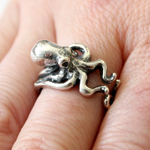 Octopus Ring - Etsy