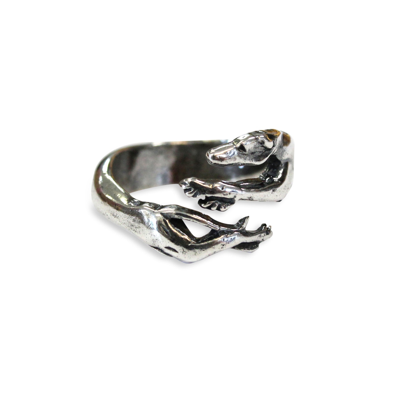 Greyhound Ring Silver Greyhound Ring Greyhound Dog Jewelry - Etsy UK