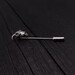 Ram Skull Ascot Stick Pin Solid 925 Sterling Silver Oxidised Hand ...