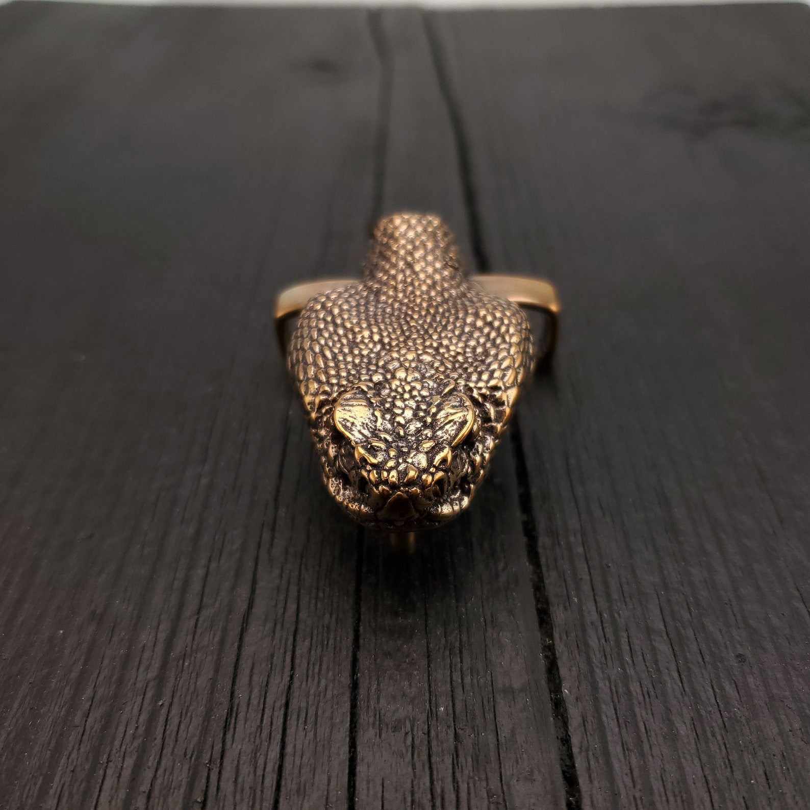Rattlesnake Head Belt Buckle Solid Hand Cast Bronze Fits - Etsy UK