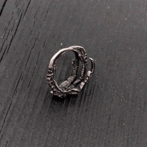 Raven Claw Talon Wrap Ring - Solid Hand Cast .925 Sterling Silver ...
