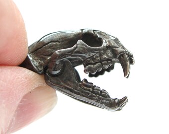 Wild Cat Skull - Etsy