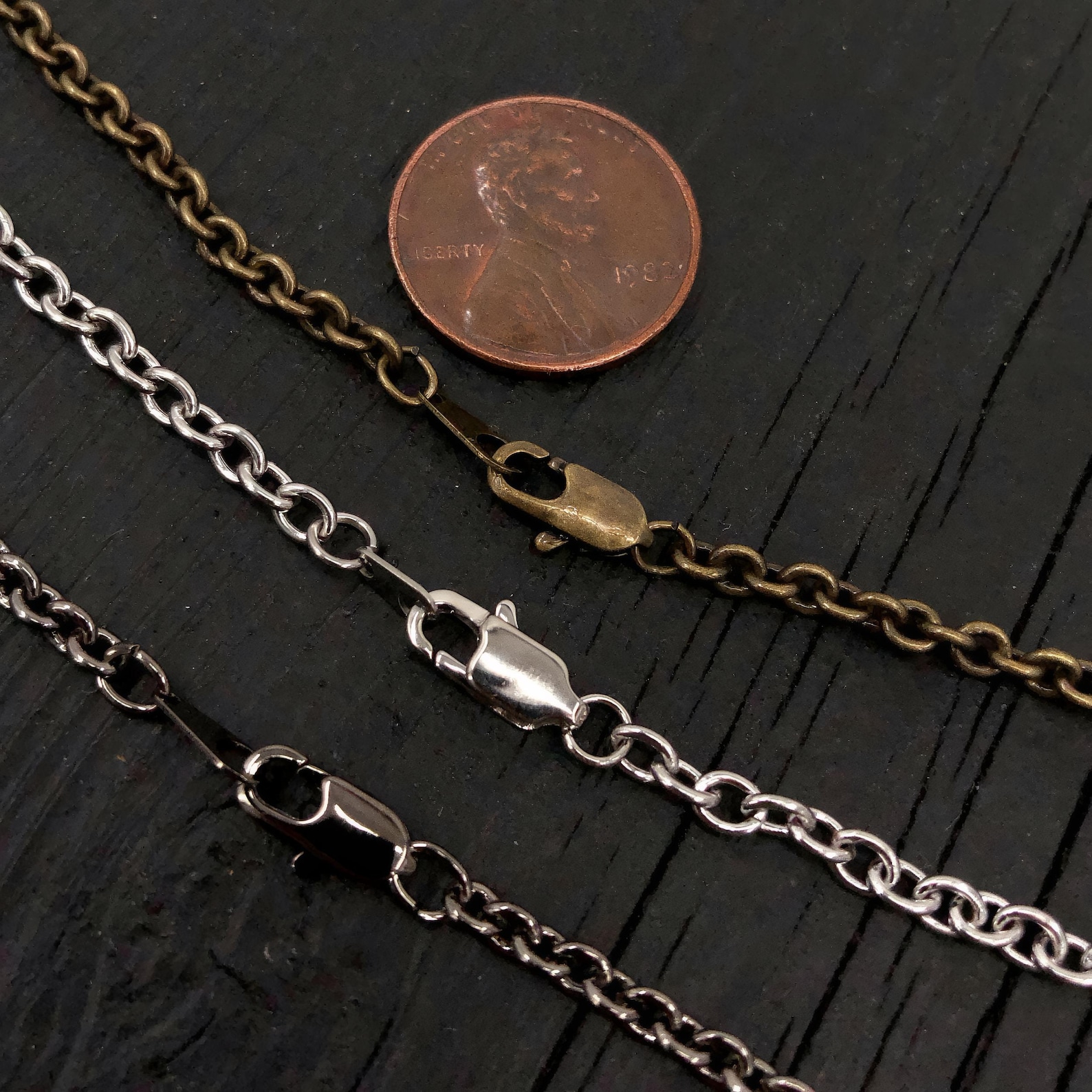 Replacement Chain 3mm Diameter Custom Length Chain - Etsy