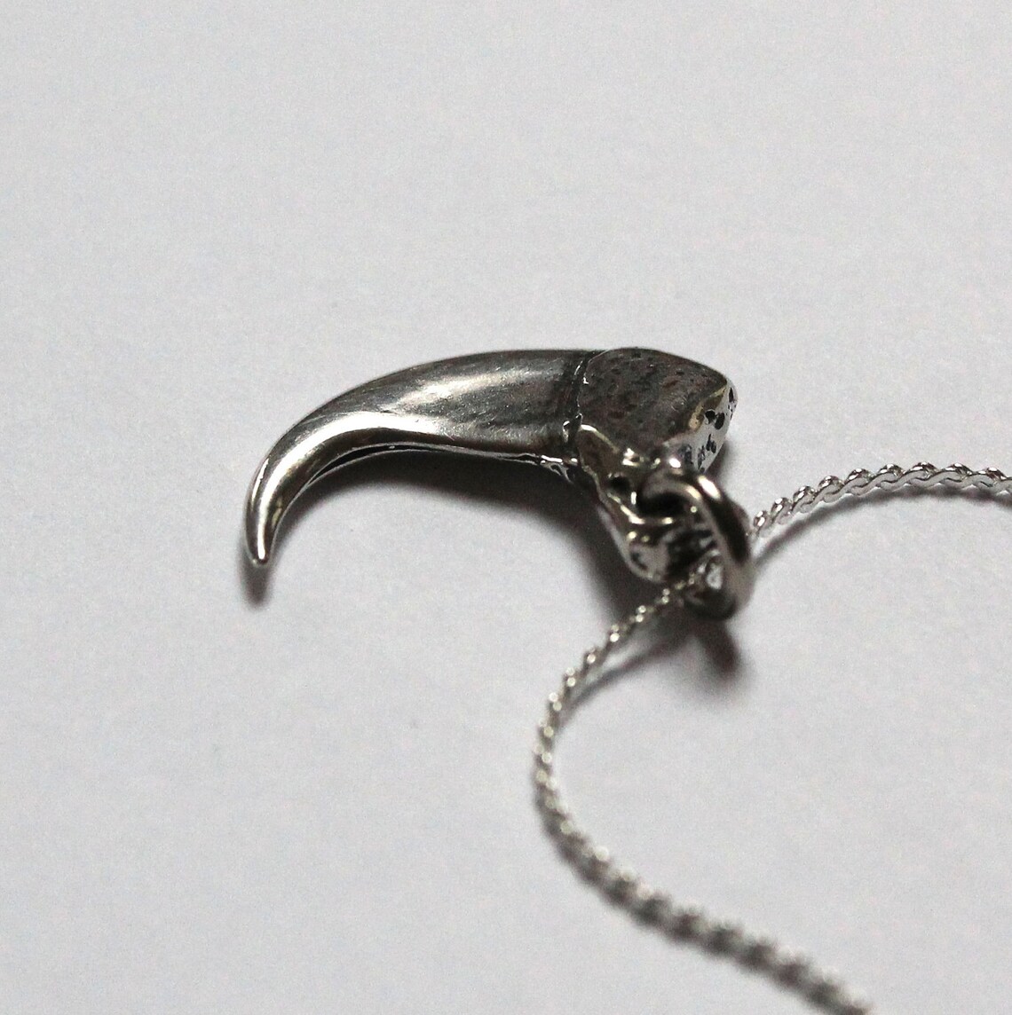 Cat Claw Pendant Necklace in Solid Sterling Silver | Etsy