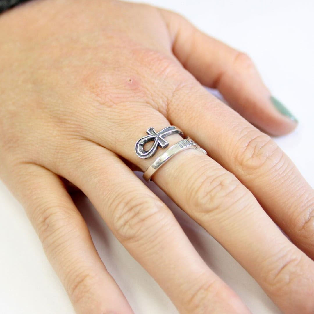 Silver Ankh Ring Egyptian Ring Egyptian Ankh Ankh - Etsy Canada
