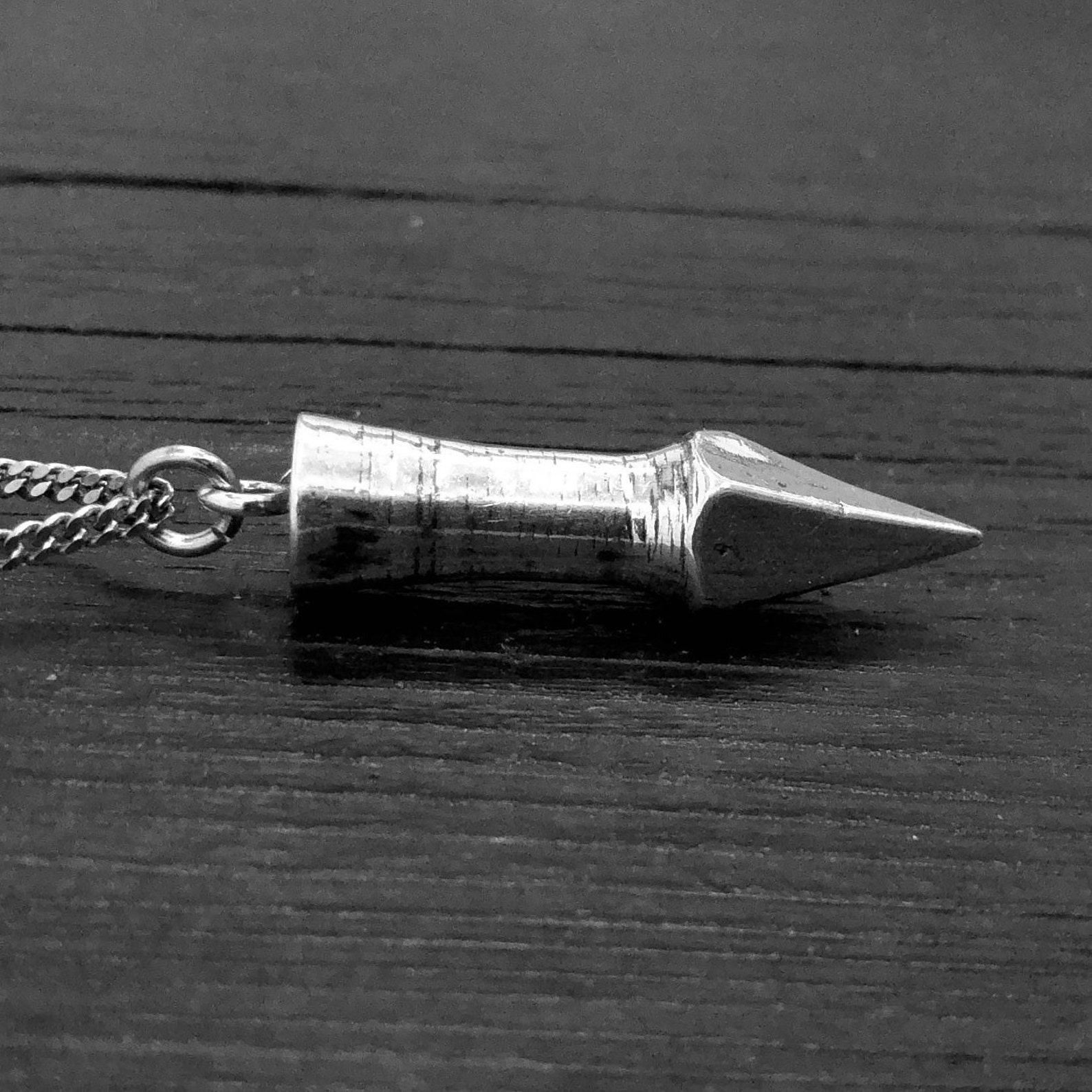 Medieval Silver Bodkin Arrowhead Pendant Necklace in Solid - Etsy