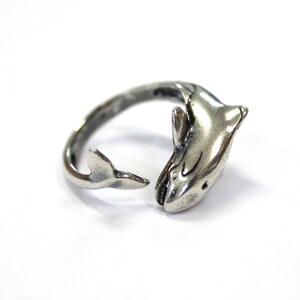 Orca Ring Silver Killer Whale Wrap Ring Orca Jewelry - Etsy UK